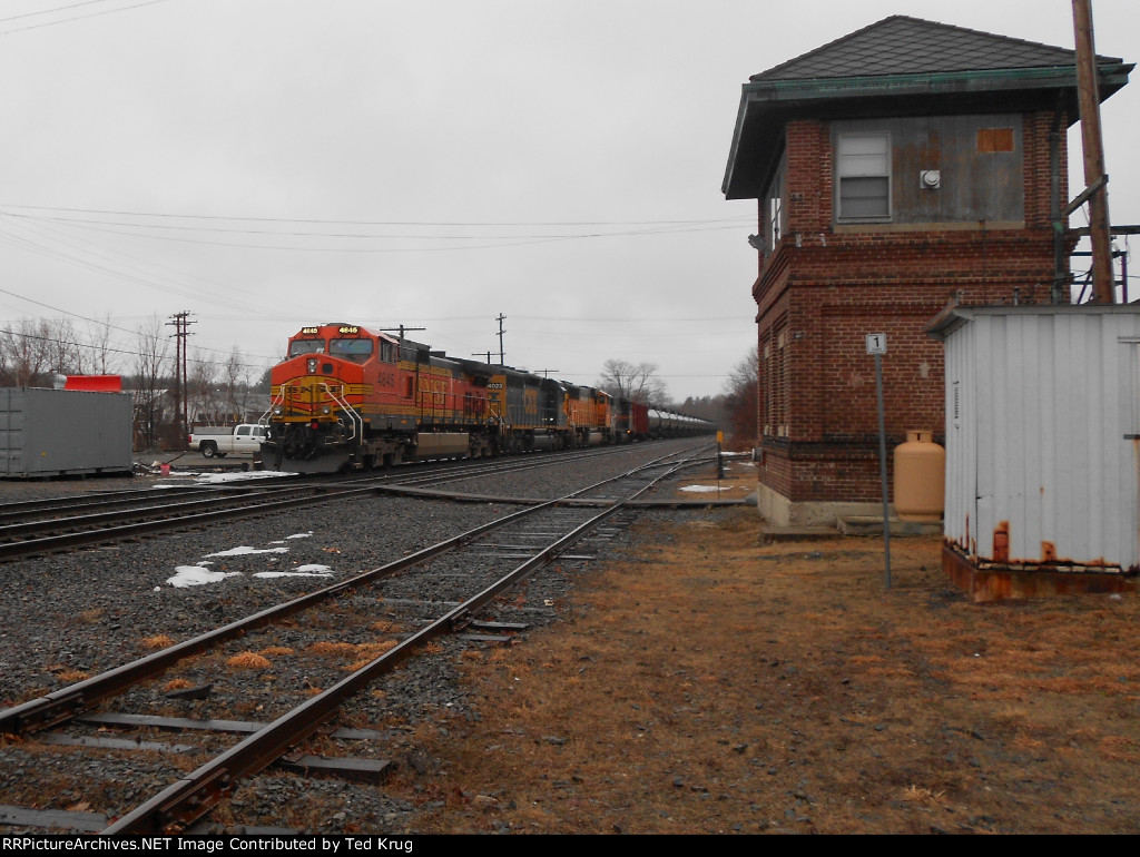 BNSF 4845, CSX 4023, BNSF 8829 & MEC 514